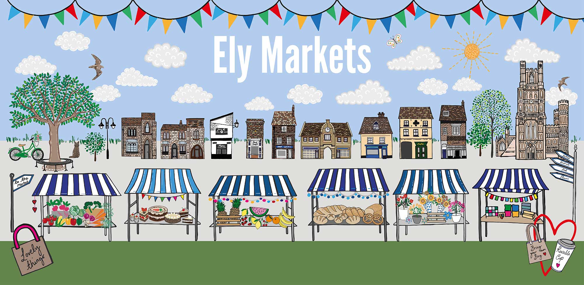 Ely Markets – Popular and historic market in the beautiful Cathedral ...